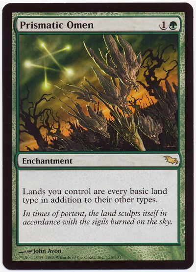 【MTG】 虹色の前兆/Prismatic Omen(英語版) SHM/レア の通販 - カーナベル