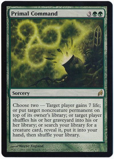 【MTG】 原初の命令/Primal Command(英語版) LRW/レア の通販 - カーナベル