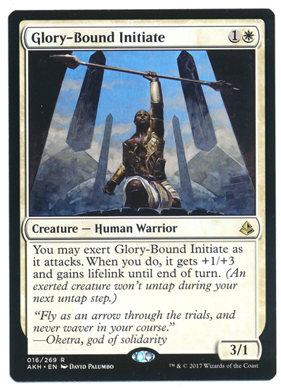 【MTG】 栄光半ばの修練者/Glory-Bound Initiate(英語版) AKH/レア の通販 - カーナベル