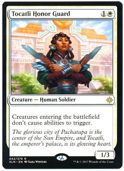 【MTG】 トカートリの儀仗兵/Tocatli Honor Guard(英語版) XLN/レア の通販 - カーナベル