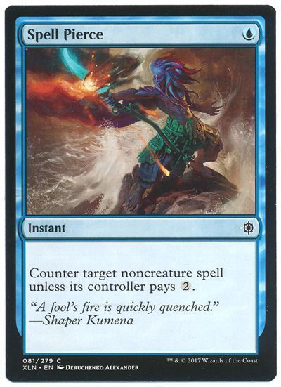 【MTG】 呪文貫き/Spell Pierce(英語版) XLN/コモン の通販 - カーナベル