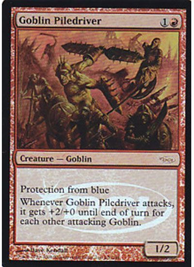 【MTG】 ゴブリンの群衆追い/Goblin Piledriver(英語版)【ジャッジ褒賞】 プロモ か/プロモ の通販 - カーナベル