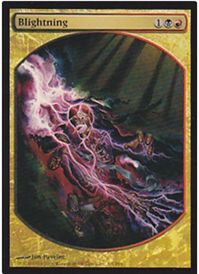 【MTG】 荒廃稲妻/Blightning(英語版)【MPR】 プロモ か/プロモ の通販 - カーナベル