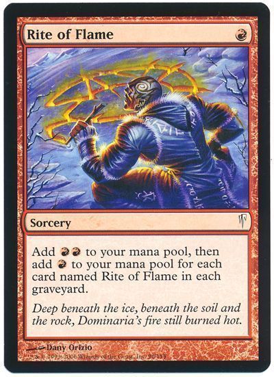 【MTG】 炎の儀式/Rite of Flame(英語版) CSP/コモン の通販 - カーナベル