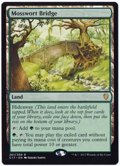 【MTG】 苔汁の橋/Mosswort Bridge(英語版) 統率者/レア の通販 - カーナベル