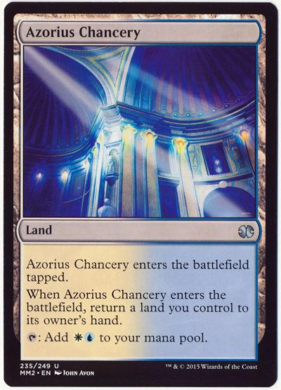 【MTG】 アゾリウスの大法官庁/Azorius Chancery(英語版) MM2/アンコ の通販 - カーナベル