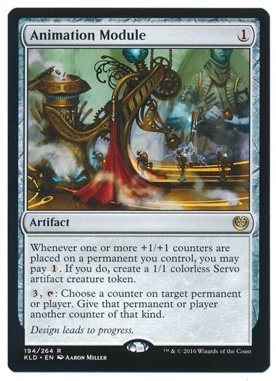 【MTG】 活性機構/Animation Module(英語版) KLD/レア の通販 - カーナベル