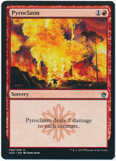 【MTG】 紅蓮地獄/Pyroclasm(英語版) A25/アンコ の通販 - カーナベル