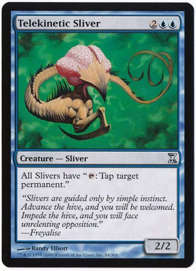 【MTG】 念動スリヴァー/Telekinetic Sliver(英語版) TSP/アンコ の通販 - カーナベル