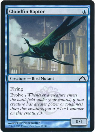 雲ヒレの猛禽/Cloudfin Raptor(英語版)【コモン】GTC | マジック：ザ・ギャザリング通販カーナベル