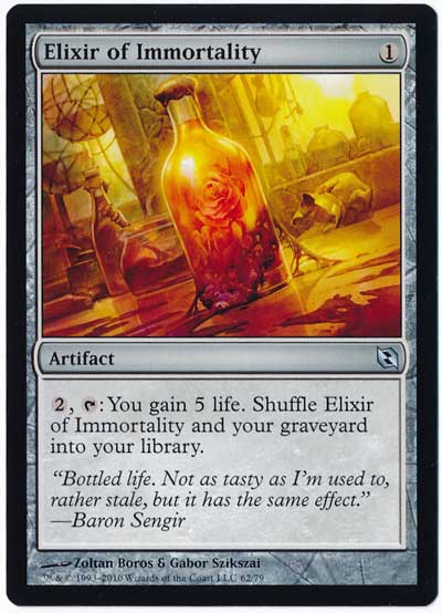 【MTG】 不死の霊薬/Elixir of Immortality(英語版) DD/アンコ の通販 - カーナベル
