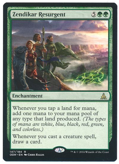 【MTG】 ゼンディカーの復興者/Zendikar Resurgent(英語版) OGW/レア の通販 - カーナベル