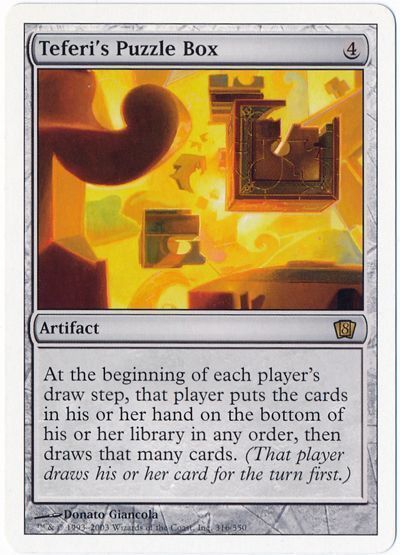 【MTG】 テフェリーの細工箱/Teferi's Puzzle Box(英語版) 8ED/レア の通販 - カーナベル