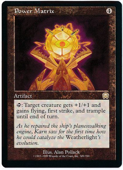 【MTG】 パワー・マトリックス/Power Matrix(英語版) MMQ/レア の通販 - カーナベル