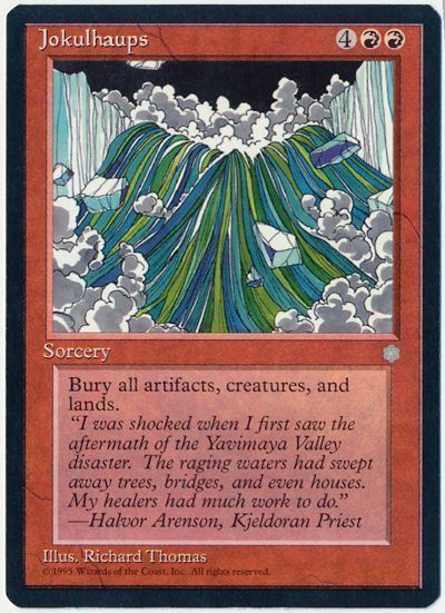 【MTG】 ジョークルホープス/Jokulhaups(英語版) ICE/赤 の通販 - カーナベル