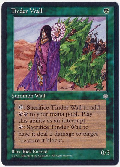 【MTG】 ほくちの壁/Tinder Wall(英語版) （緑） の買取・査定価格 - カーナベル