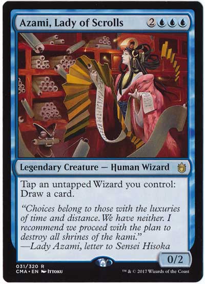 【MTG】 巻物の君、あざみ/Azami. Lady of Scrolls(英語版) 統率者/レア の通販 - カーナベル