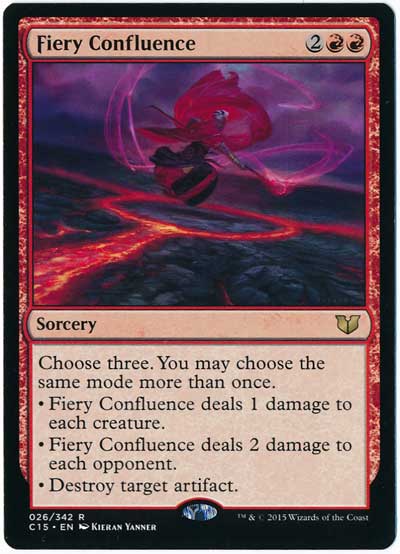 【MTG】 焦熱の合流点/Fiery Confluence(英語版) 統率者/レア の通販 - カーナベル