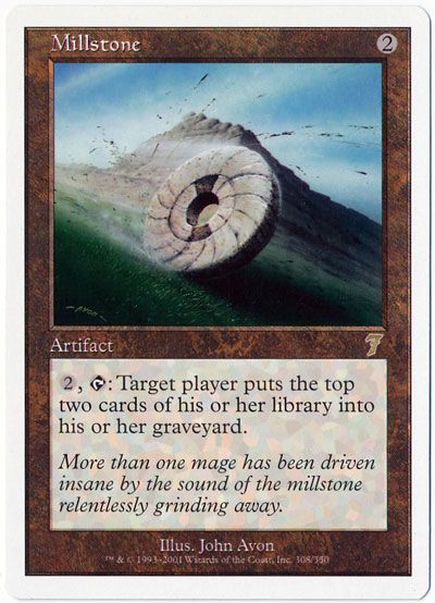 【MTG】 石臼/Millstone(英語版) 7ED/レア の通販 - カーナベル