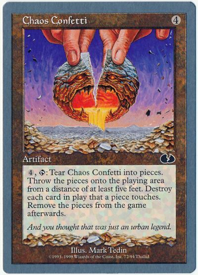 【MTG】 Chaos Confetti(英語版) UGL/コモン の通販 - カーナベル