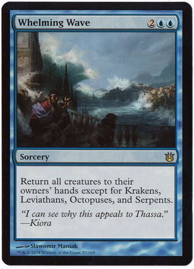 【MTG】 圧倒的な波/Whelming Wave(英語版) BNG/レア の通販 - カーナベル