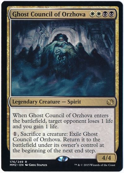 【MTG】 オルゾヴァの幽霊議員/Ghost Council of Orzhova(英語版) MM2/レア の通販 - カーナベル