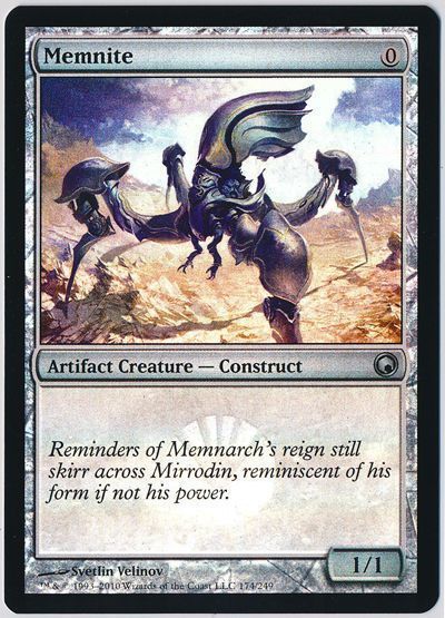 【MTG】 メムナイト/Memnite(英語版) 限定カード ま/FOIL の通販 - カーナベル