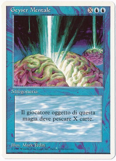 【MTG】 Braingeyser【イタリア語版】 限定カード は/レア の通販 - カーナベル