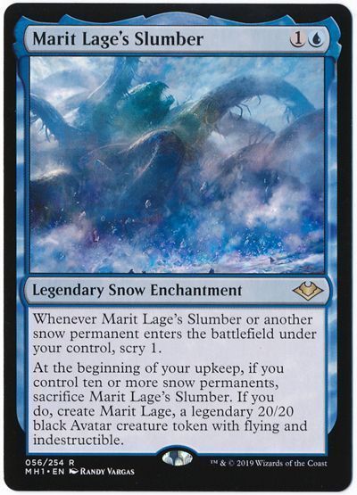 【MTG】 マリット・レイジのまどろみ/Marit Lage's Slumber(英語版) MH1/レア の通販 - カーナベル