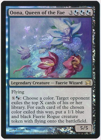 【MTG】 妖精の女王、ウーナ/Oona. Queen of the Fae(英語版)【MMA】 限定カード や/FOIL の通販 - カーナベル