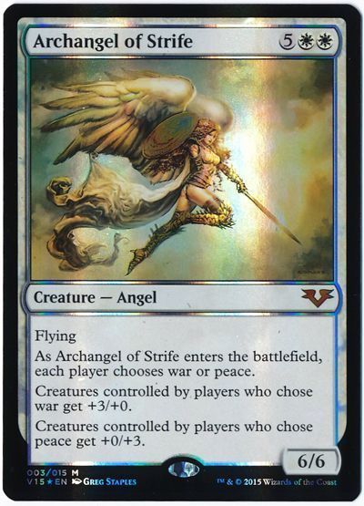 【MTG】 敵対の大天使/Archangel of Strife(英語版) FtV/FOIL の通販 - カーナベル