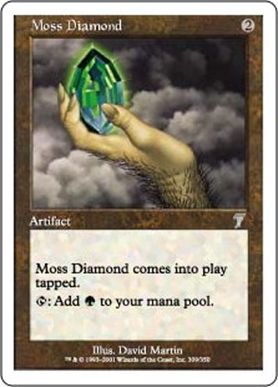 【MTG】 苔色のダイアモンド/Moss Diamond(英語版) 7ED/アンコ の通販 - カーナベル
