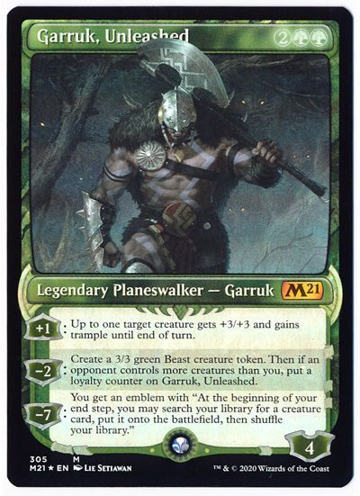 【MTG】 解き放たれた者、ガラク/Garruk. Unleashed(英語版)【M21/ショーケース】 限定カード た/FOIL の通販 ...