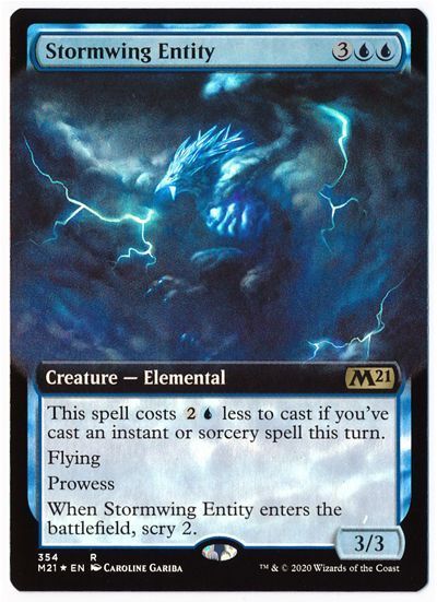 嵐翼の精体/Stormwing Entity(英語版)【M21/拡張アート】【FOIL】限定カード ら | マジック：ザ・ギャザリング通販カーナベル