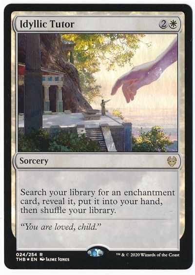 【MTG】 牧歌的な教示者/Idyllic Tutor（英語版）【THB】 限定カード は/FOIL の通販 - カーナベル