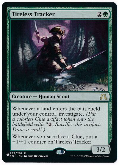 【MTG】 不屈の追跡者/Tireless Tracker(英語版)【The List】 限定カード は/レア の通販 - カーナベル