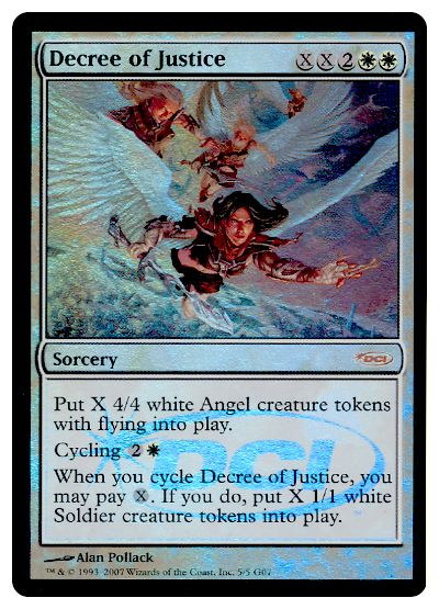 【MTG】 正義の命令/Decree of Justice(英語版)【ジャッジ褒章】 プロモ さ/プロモ の通販 - カーナベル