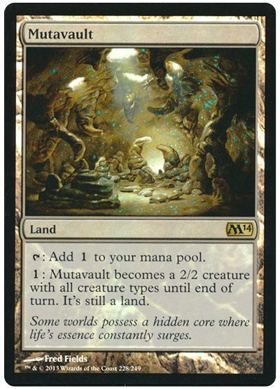 【MTG】 変わり谷/Mutavault(英語版)【M14】 限定カード か/FOIL の通販 - カーナベル